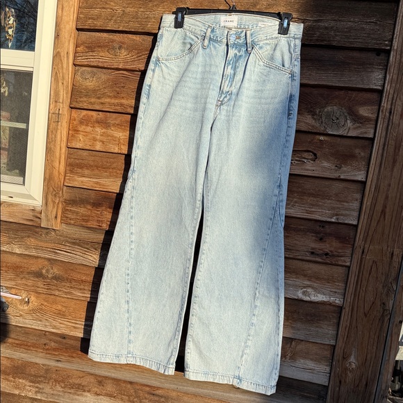 Frame Denim | Jeans | Frame Denim Light Wash Flare Jeans Le Baggy ...